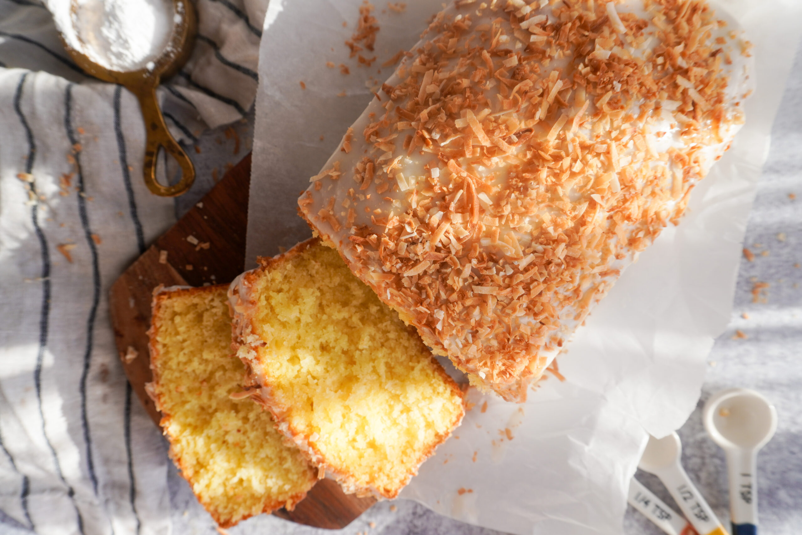 Coconut Pound Cake - CookingWLiz